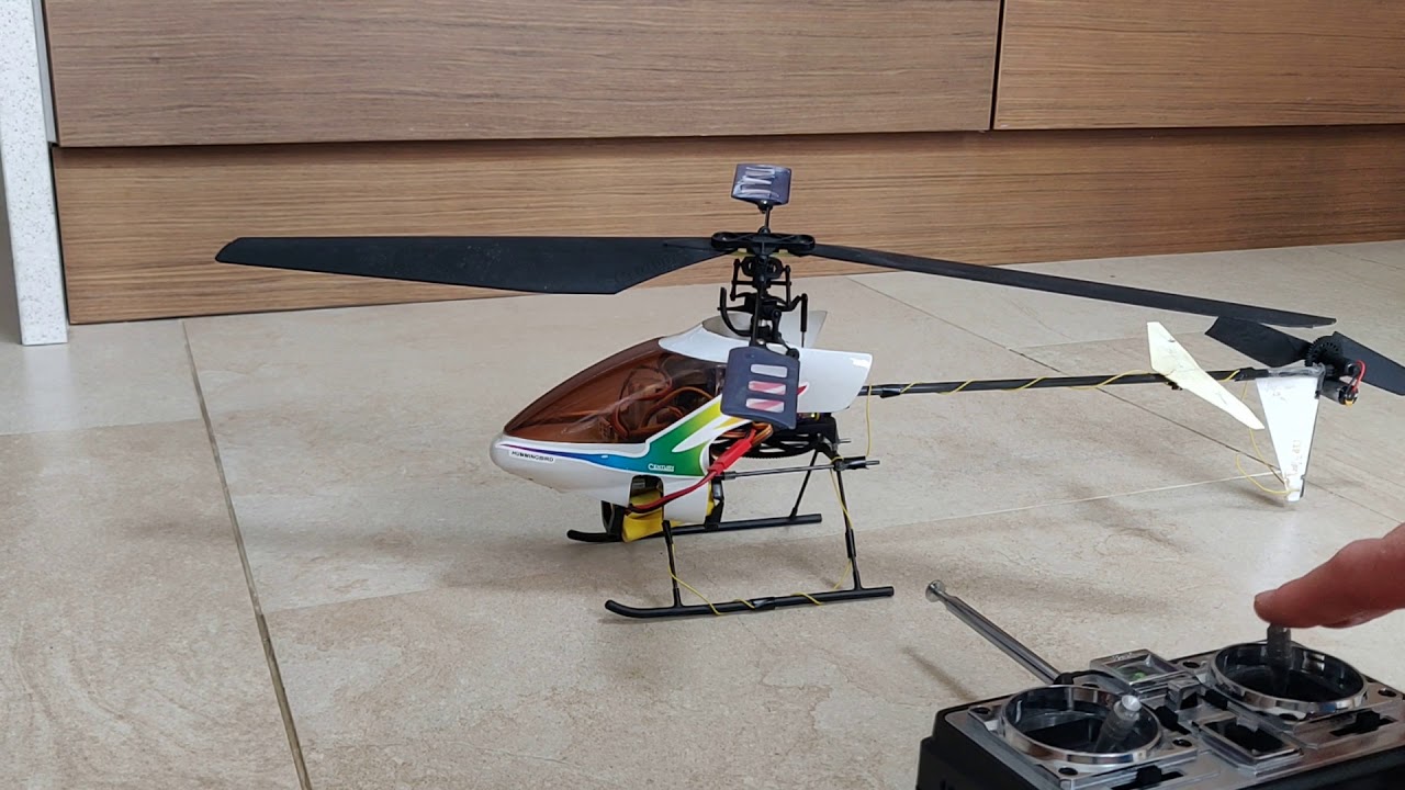 Century hummingbird V2 flight controls test - YouTube