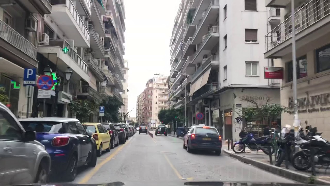 Οδήγηση στην τελείως διαφορετική Θεσσαλονίκη - YouTube