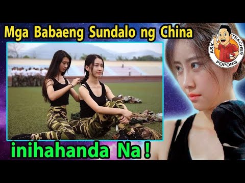 🔴 Mga Babaeng Sundalo Ng China , inihahanda Na ! - YouTube