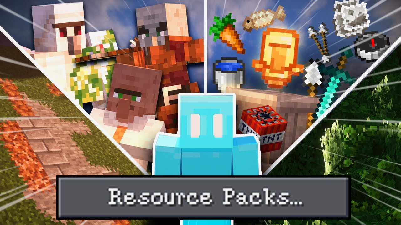 The Best Minecraft Resource Packs all in one video - YouTube