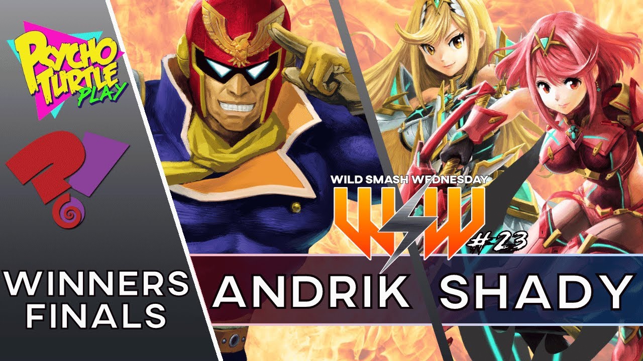 Wild Smash Wednesday #23 - Andrik (Captain Falcon) vs. Shady (Pyra & Mythra) / Winners Finals ...