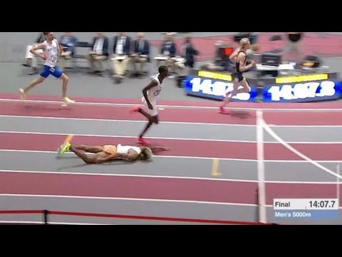 FALL TO END 5K RACE? - YouTube