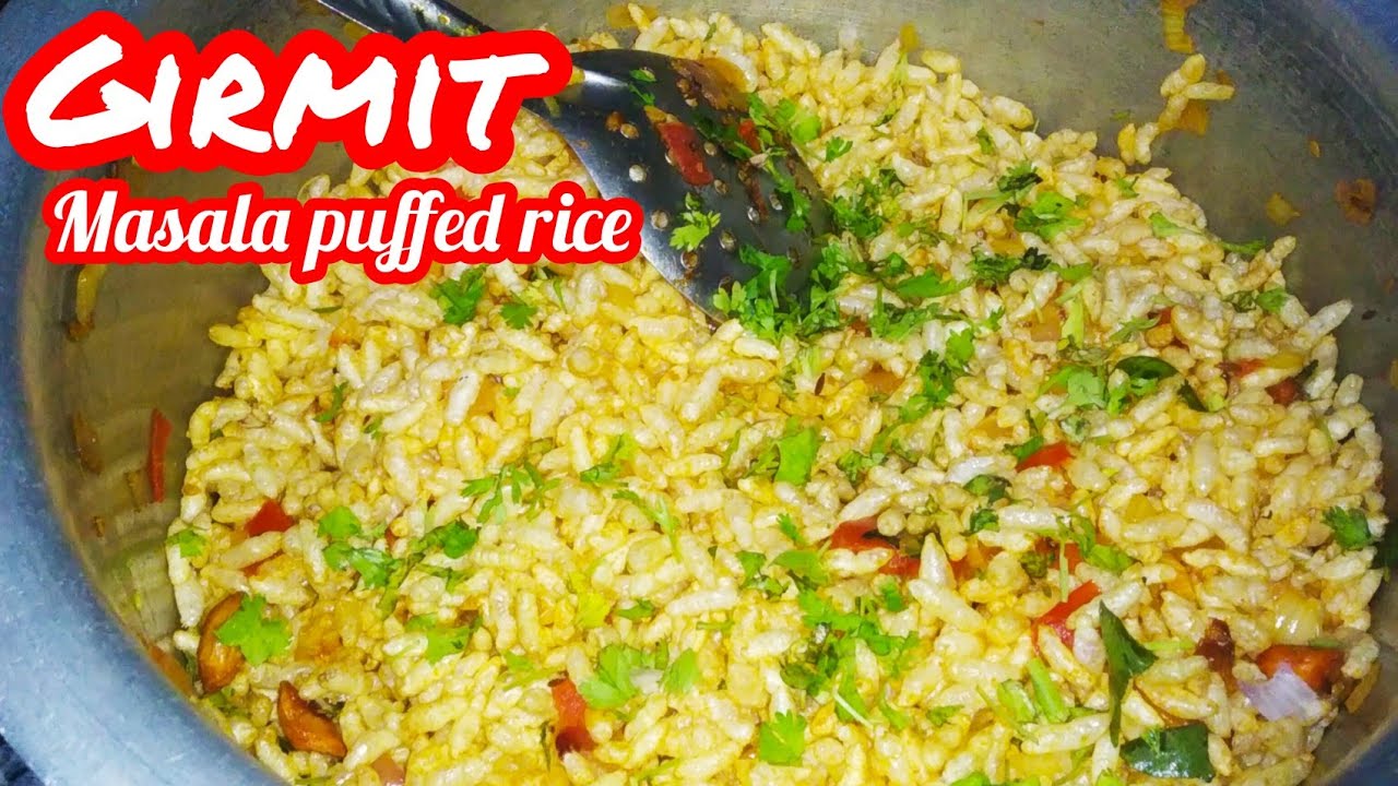 Girmit Recipe | Masala Puffed Rice| ಗಿರ್ಮಿಟ್|Mandakki Masala | Bhel ...