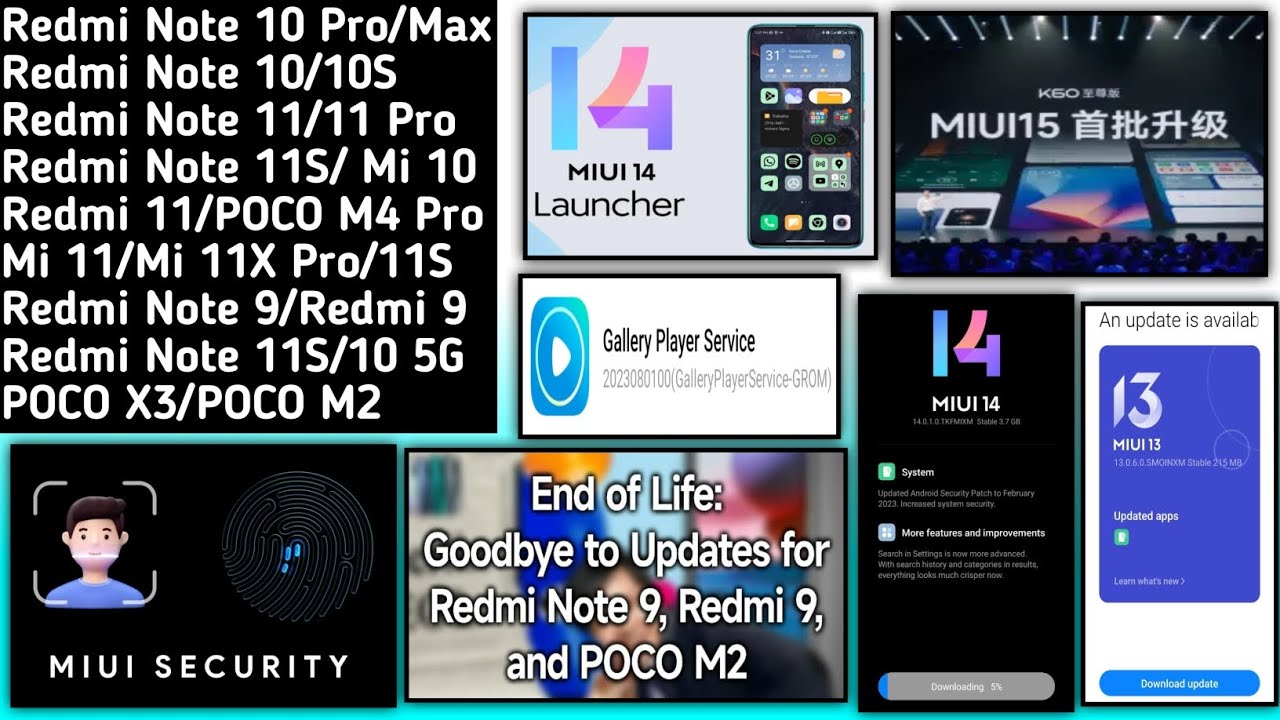 MIUI 14 Redmi Note 10 Pro/Max/10S/9/9 Pro/MIUI 15/Android 14/MIUI 14 India Update/MIUI 15 App ...