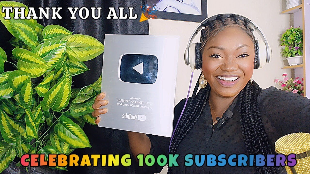 CELEBRATING OUR WINS..... 100K SUBSCRIBERS(SILVER BUTTON) 🎉🎉🎉🎉🎉🎉 - YouTube