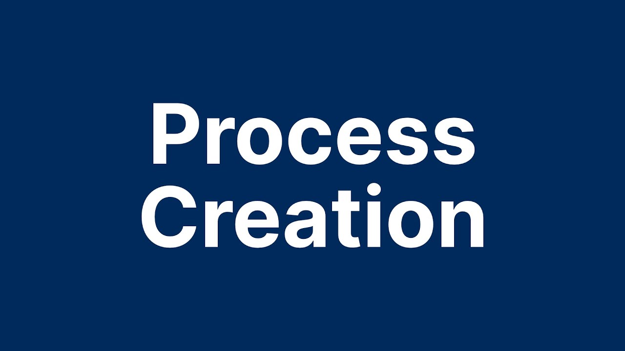 Process Creation (ECE 344 - Section 3) - YouTube