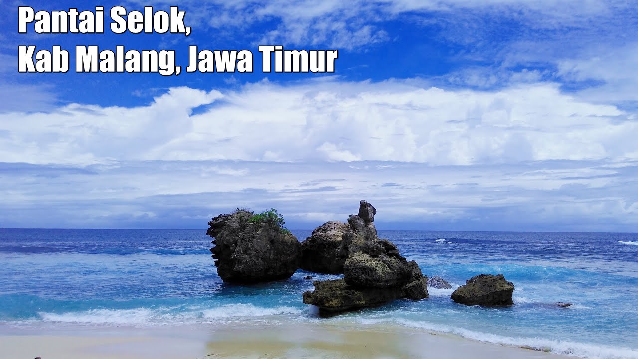 Pantai Selok dan Pantai Banyu Meneng Malang Selatan Jawa Timur - YouTube