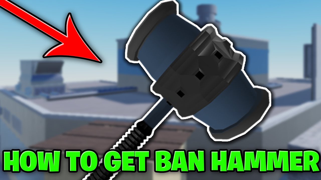 How to get the DEV BAN HAMMER in Roblox Arsenal. - YouTube