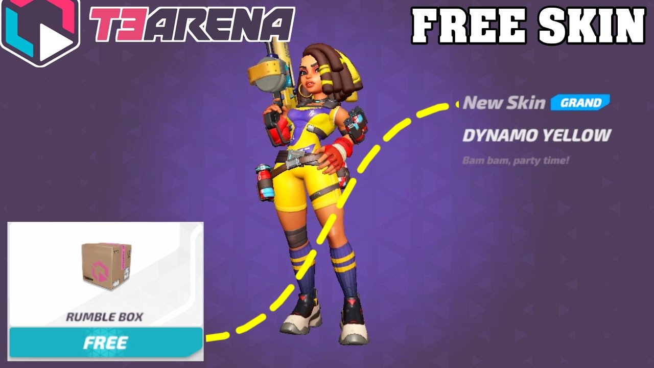 I Bought Cristina DYNAMO - YELLOW New Skin for T3 Arena Gory Store //T3 ...