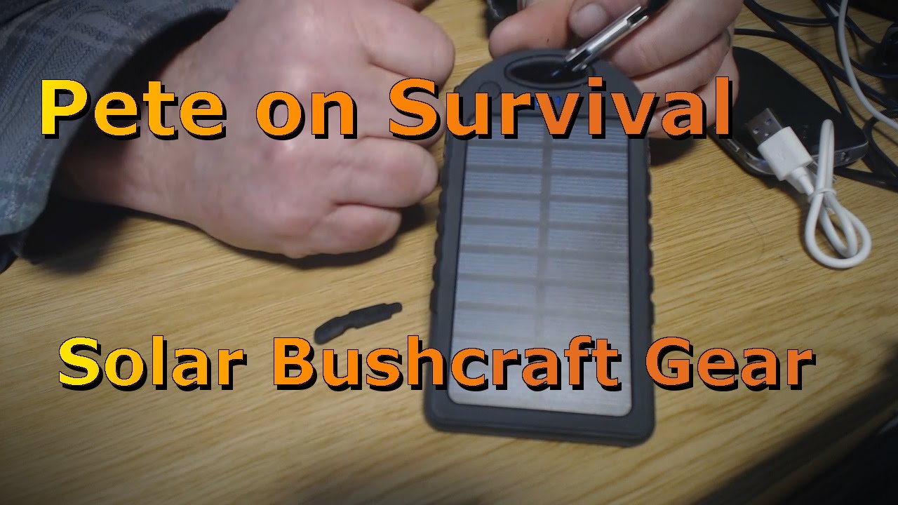 Survival using Solar gear - YouTube