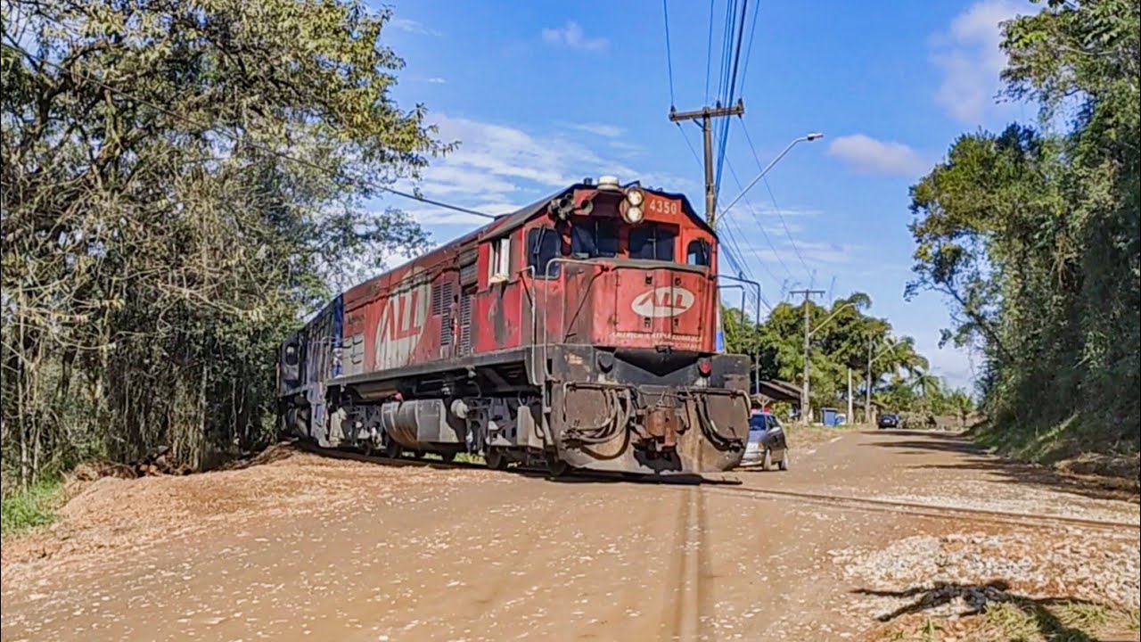 Trem Locotrol Chegando em Joinville - G22U Rumo/ALL - YouTube