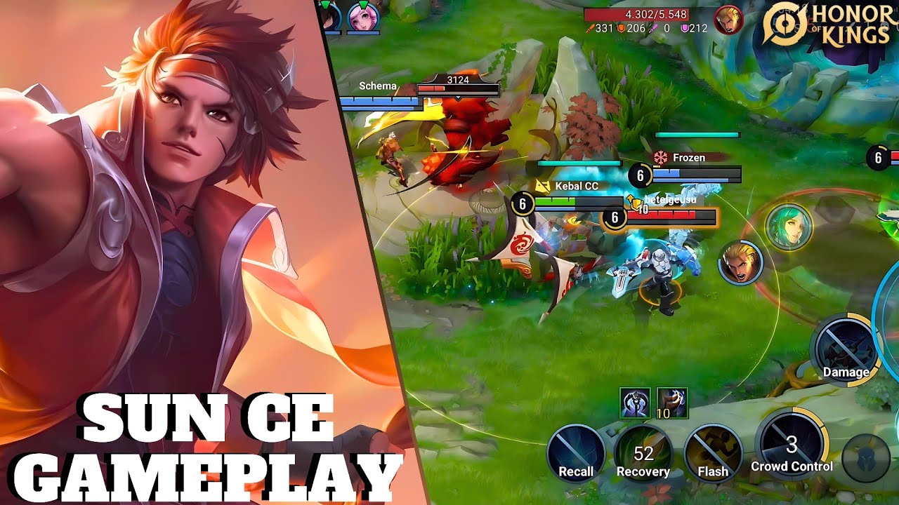 Honor of Kings (Sun Ce) Gameplay - Top 1 Global Sun Ce Gameplay - YouTube