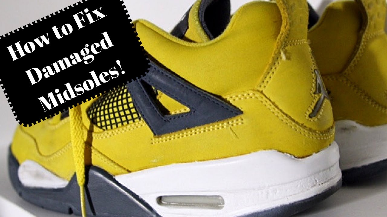 How to Fix Damaged Midsoles On Lightning 4's | Tips From Shoemabat ...