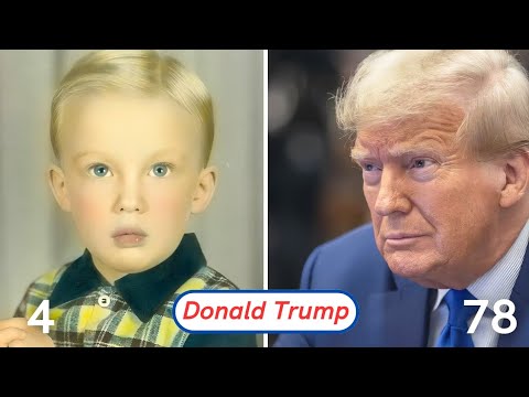 Donald Trump | Transformation From 4 to 78 Years Old - YouTube