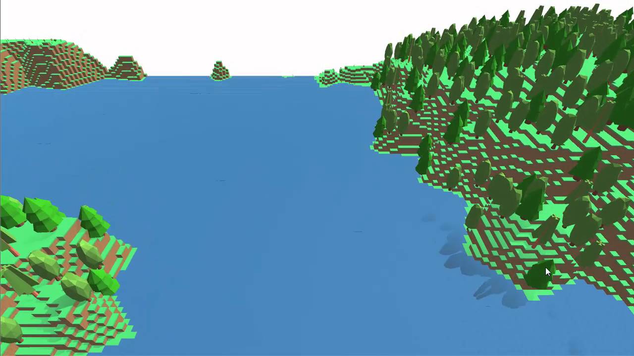 Procedural Infinite Land Generation Demo - YouTube