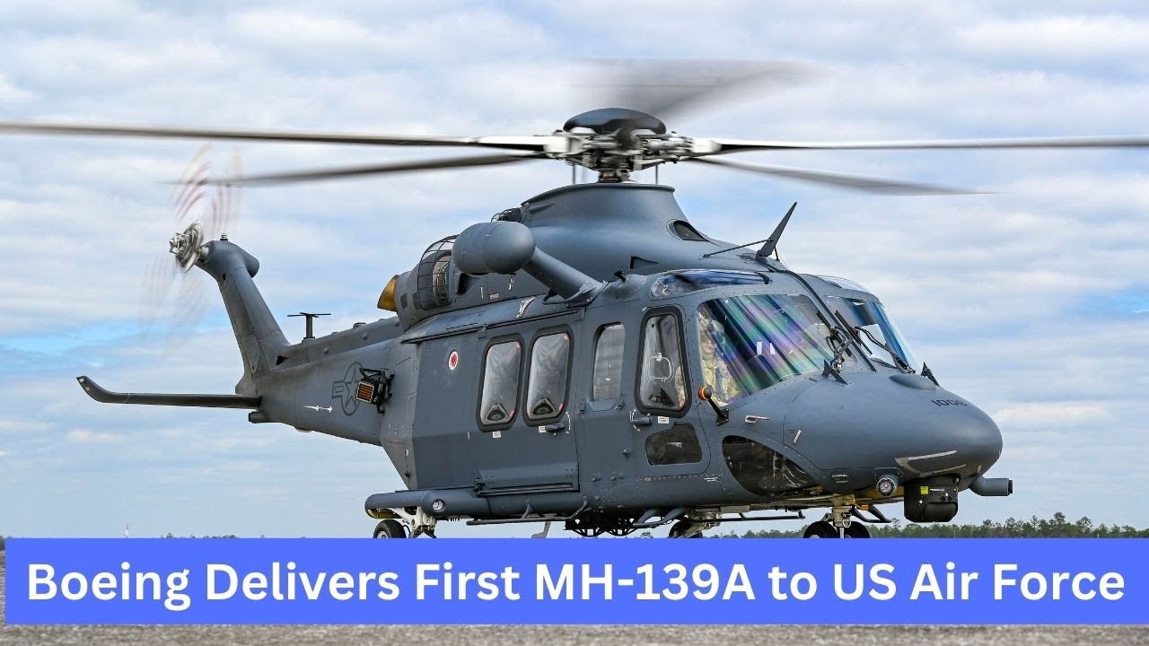 US Air Force Takes Delivery of First MH-139A Grey Wolf - YouTube