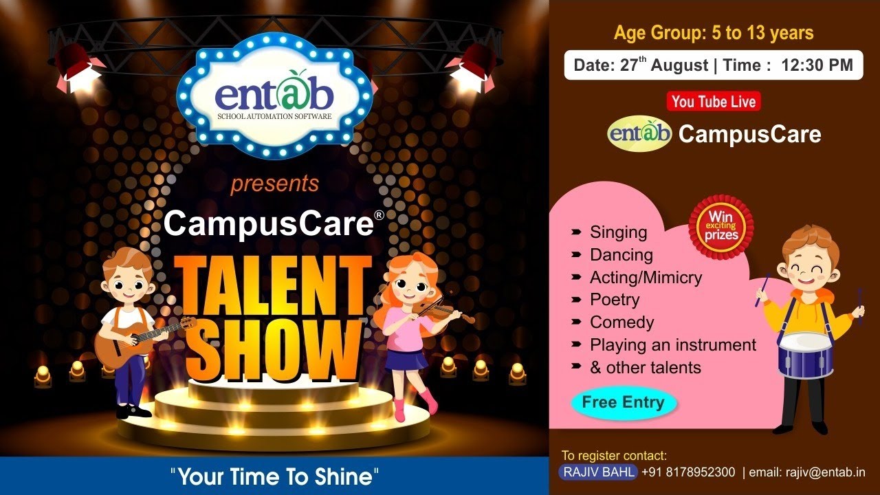 Entab CampusCare Talent Show | Fancy Dress, Mimicry, Dancing, Singing ...