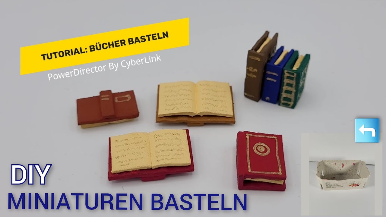 Tutorial: Mini-Bücher basteln / DIY: how to craft mini books - YouTube