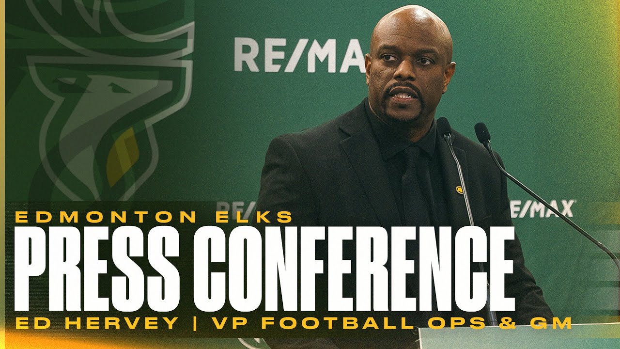 PRESS CONFERENCE | Ed Hervey Introduced as VP of Football Ops & GM | 24 ...