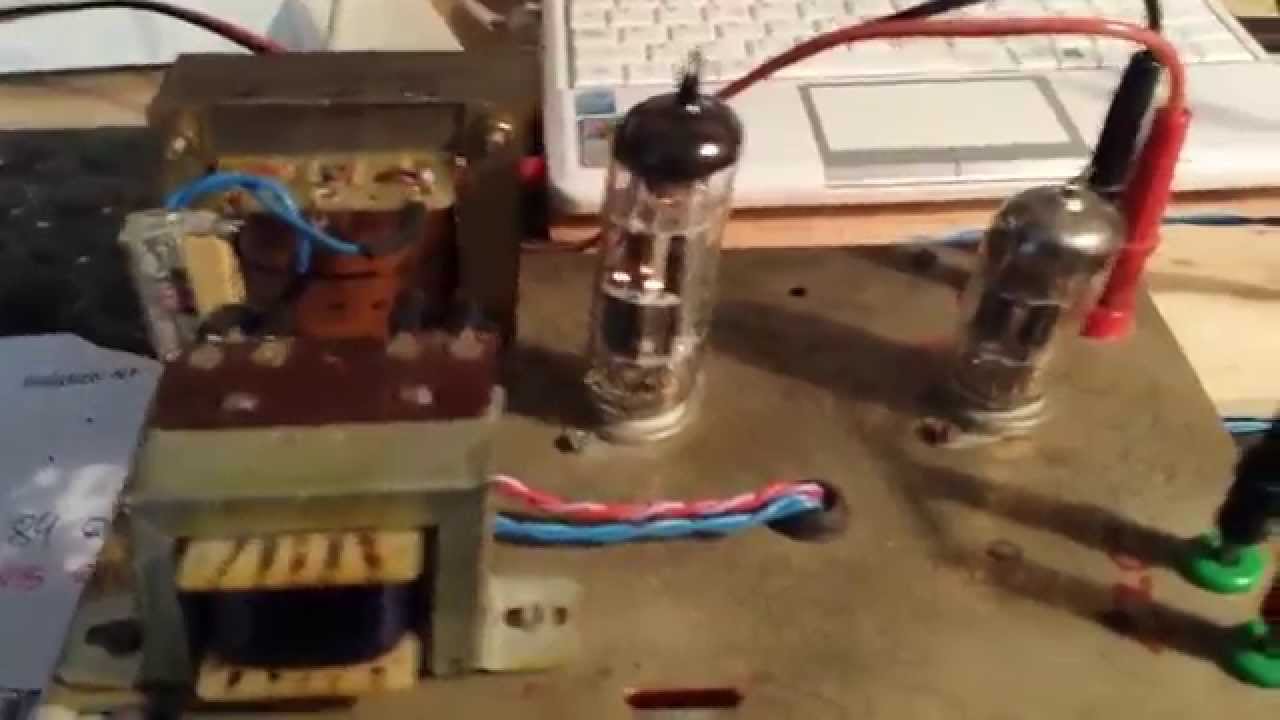 Amplificador BF con valvulas ECC82 y PCL805 Parte-2.EA3CKU - YouTube