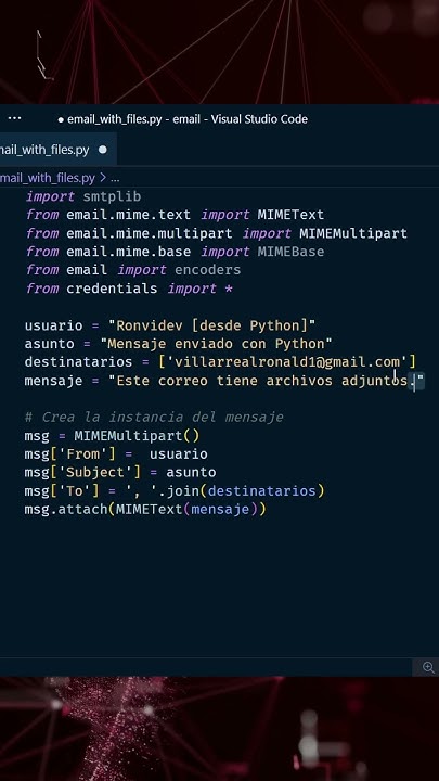 Envía correos desde Python con Archivos Adjuntos 🤖 #python #gmail # ...