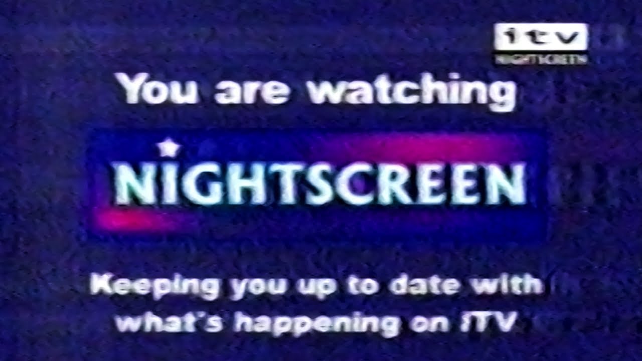 ITV Nightscreen (9/8/00) - YouTube