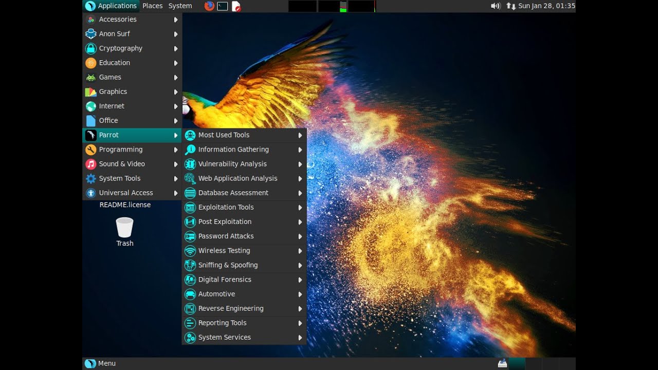 Installation et Présentation Parrot Security sous VMware Workstation ...