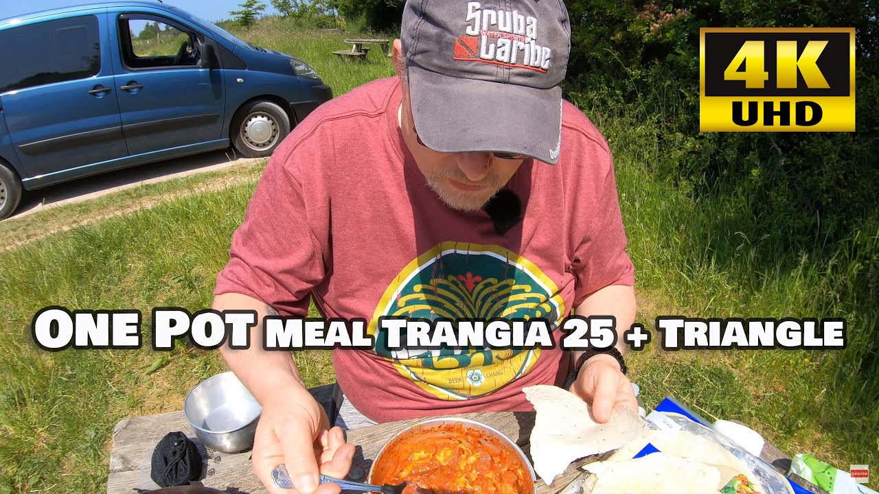 One Pot Meal Not NOODLES! Trangia 25 and Triangle - YouTube