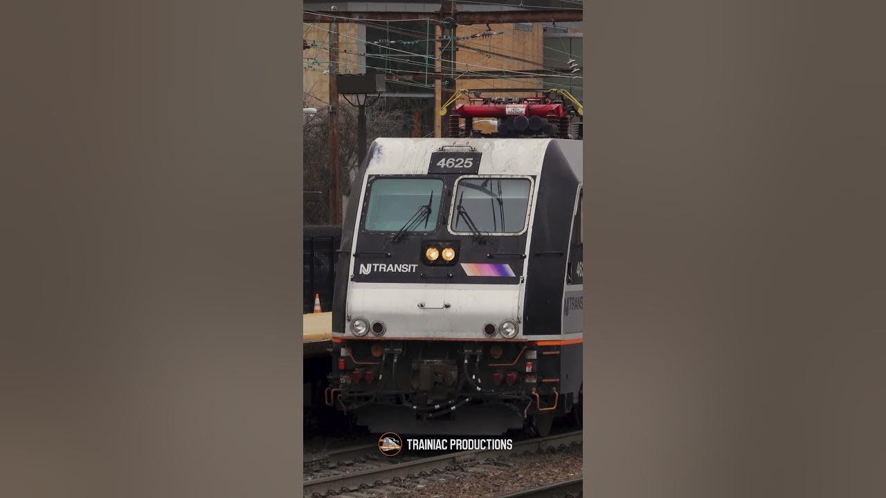 NJT train arrives and departs: Trenton Transit Center at Trenton, New Jersey - YouTube