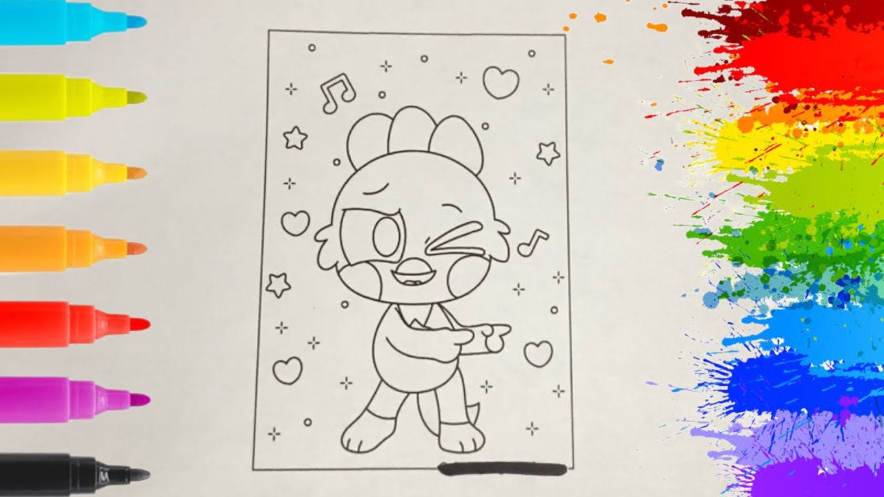 Hay guys so cute how to coloring kickinchiken characters guys and enjoy ...