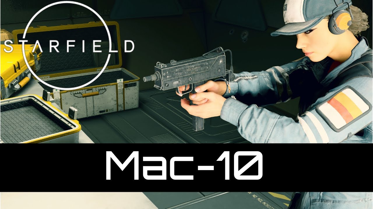 Starfield Weapon Showcase - Mac-10 [Mod] - YouTube