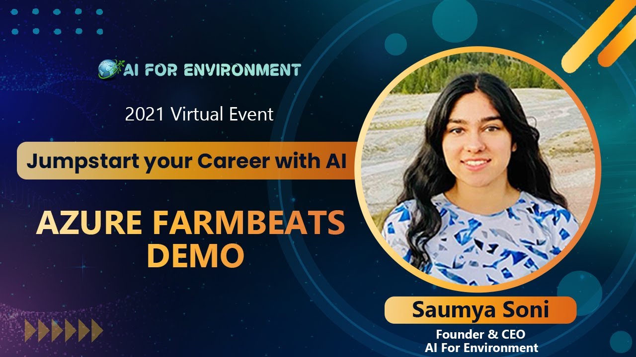 Azure FarmBeats Demo | Saumya Soni | AI For Environment - YouTube