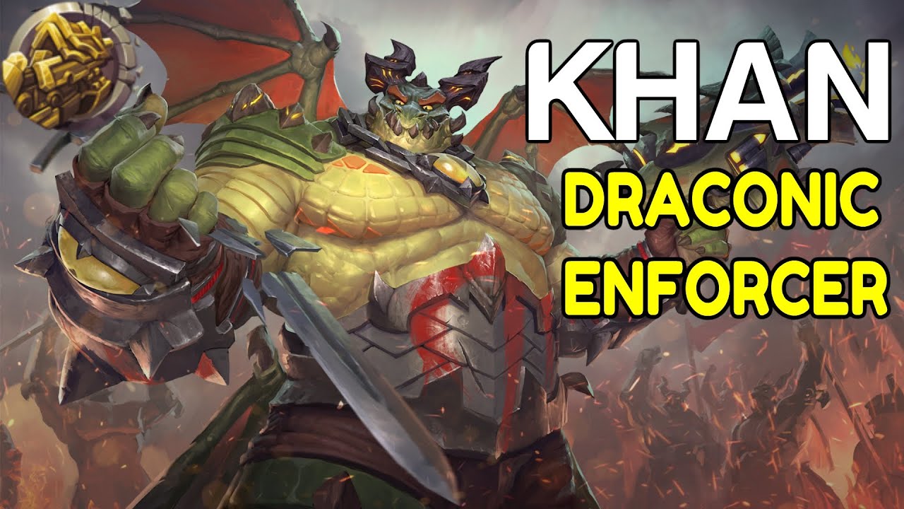 Khan Draconic Enforcer Skin - Gameplay - Loadout - Khan tank OP ...