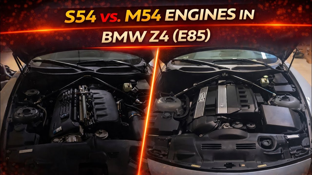 S54 and M54 Engines in BMW Z4 (E85) - YouTube