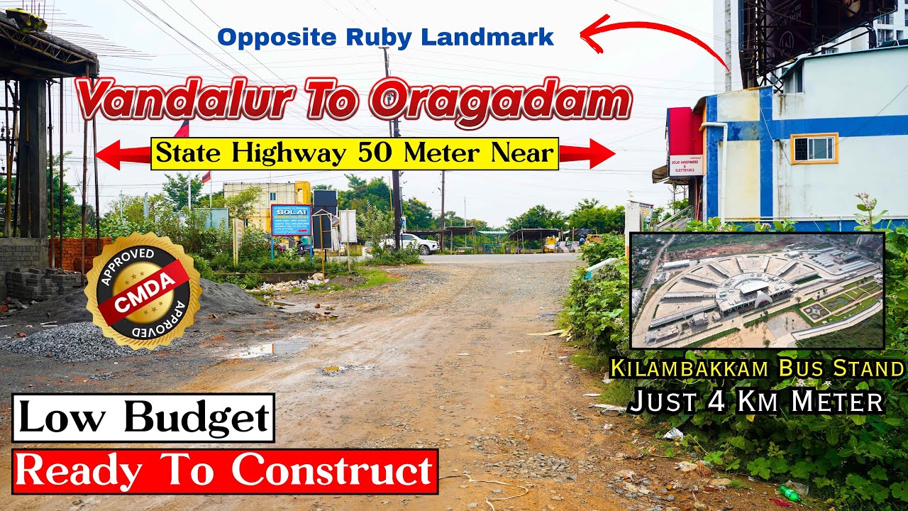 Vandalur To Oragadam Plot For Sale | Kilambakkam Near | Vandalur Plot # ...