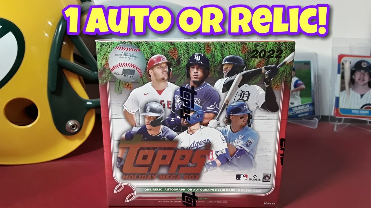 2022 Topps Holiday Mega Box! 1 Autograph or Relic! - YouTube