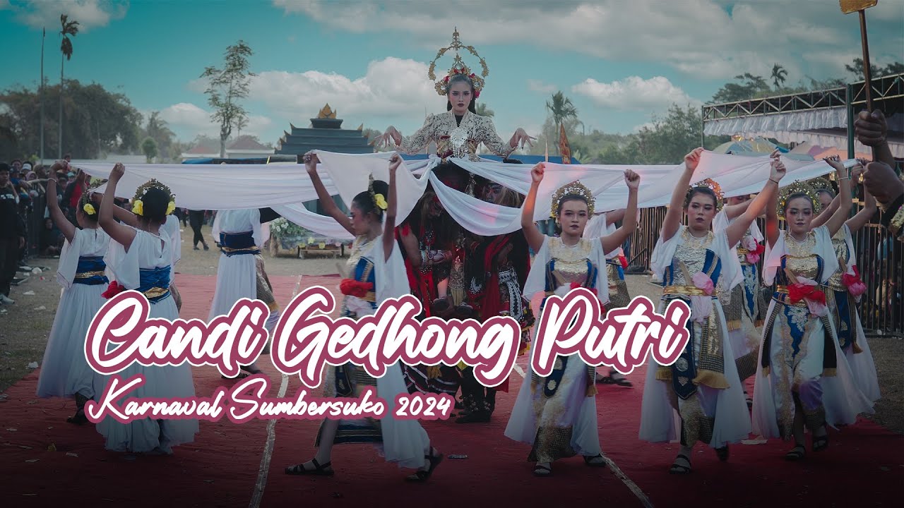 Tari Candi Gedong Putri - Karnaval SUmbersuko 2024 - YouTube