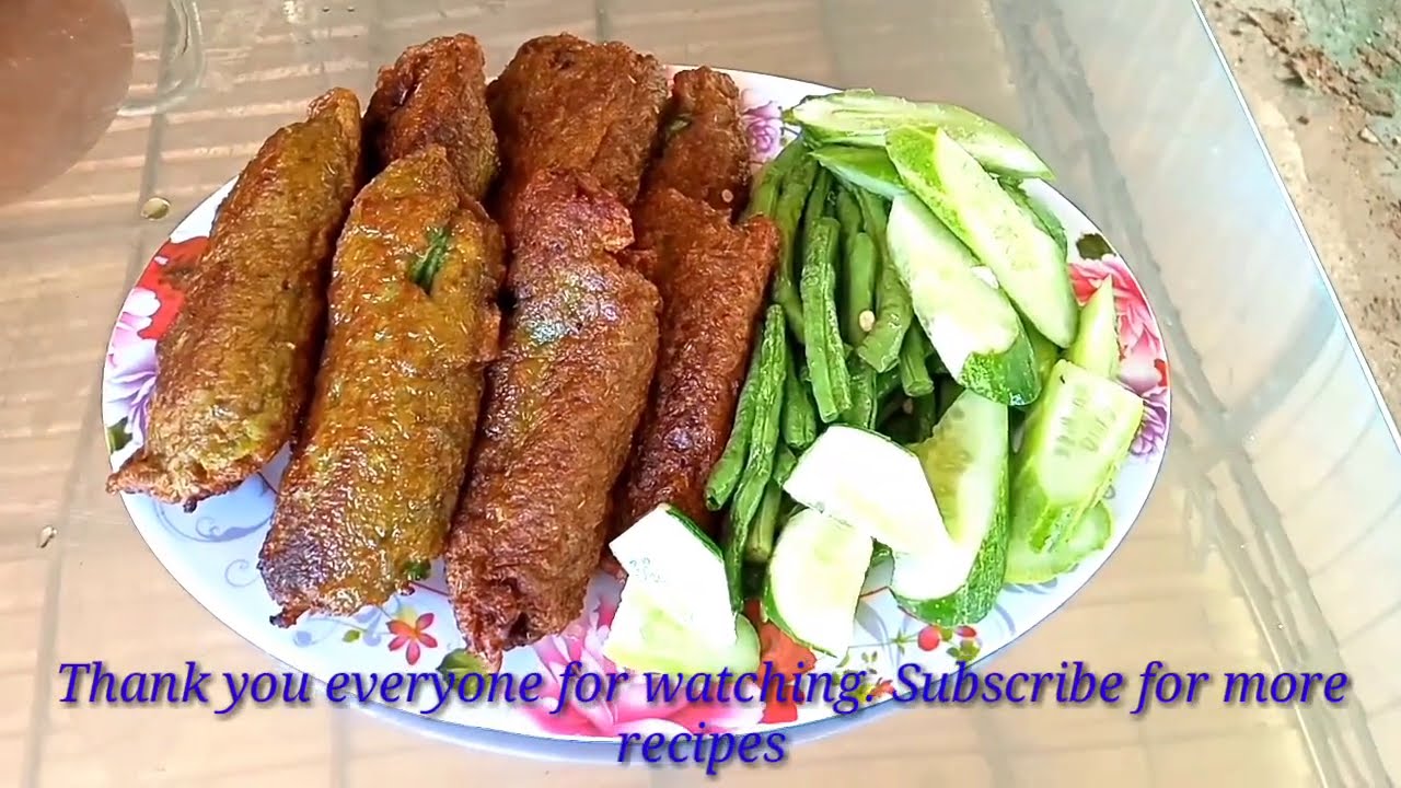 ប្រហិតត្រីរុំបន្លែ Fish rolls with vegetables, yummy and easy - YouTube