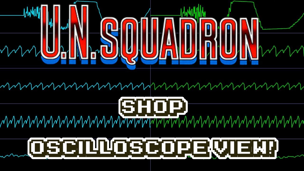 U.N. Squadron / Area 88 (SNES) - SHOP - In Oscilloscope View! - YouTube