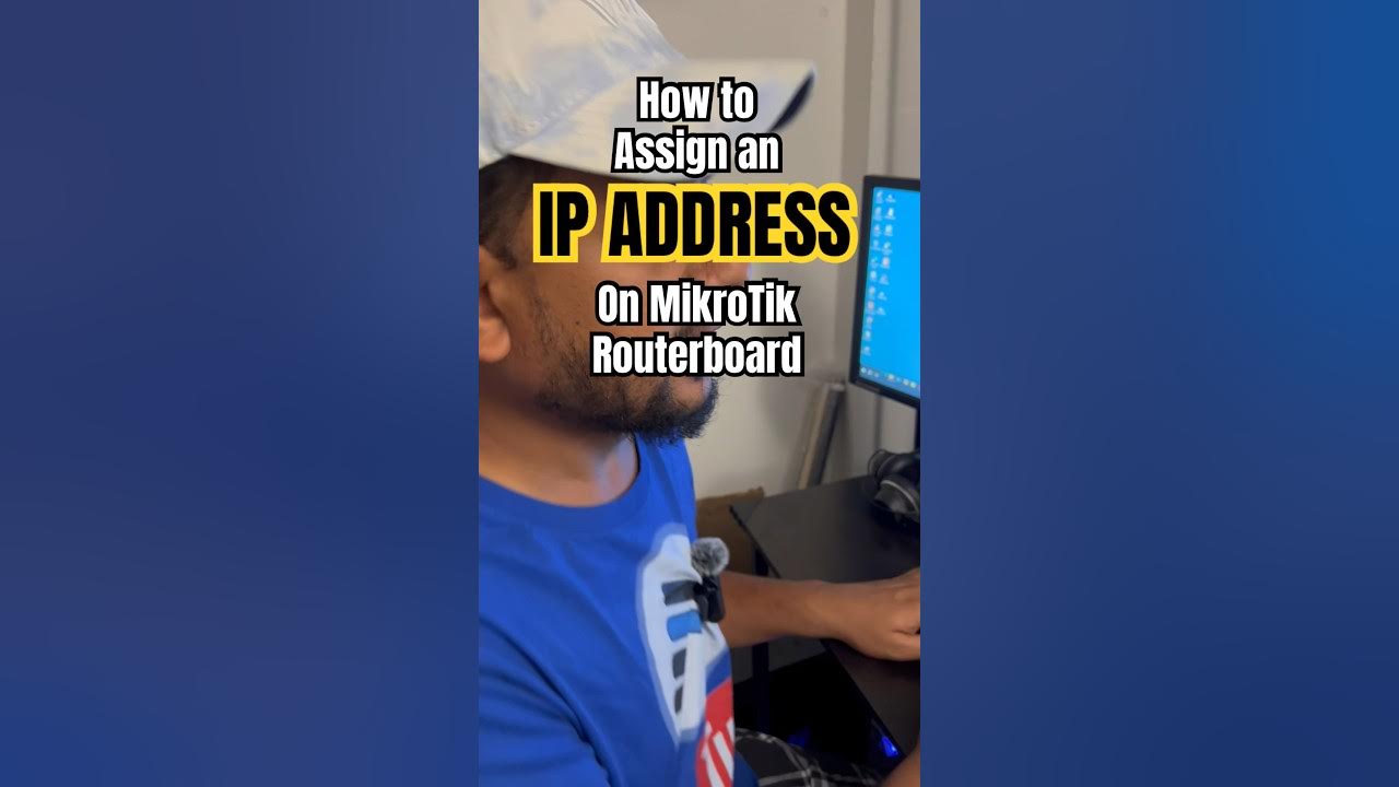 How to assign IP address on MikroTik - YouTube