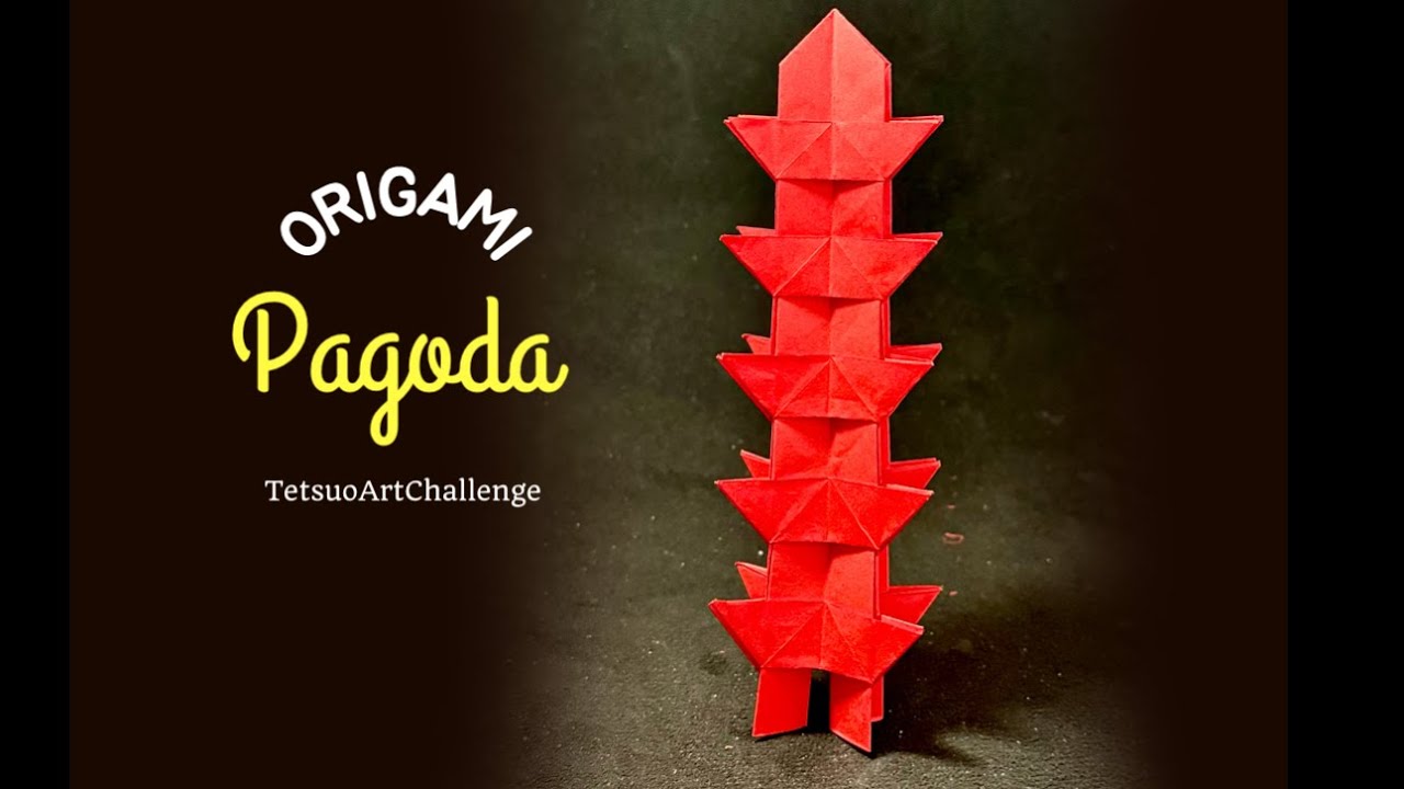 Origami Pagoda | Paper Craft Tutorial - YouTube