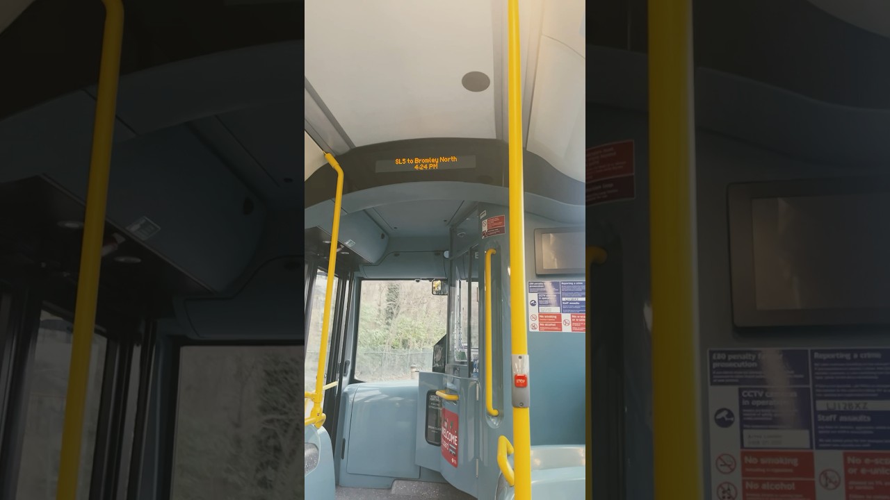SL5 to Bromley North IBus announcement #bus #localbus #publicbus #tfl # ...