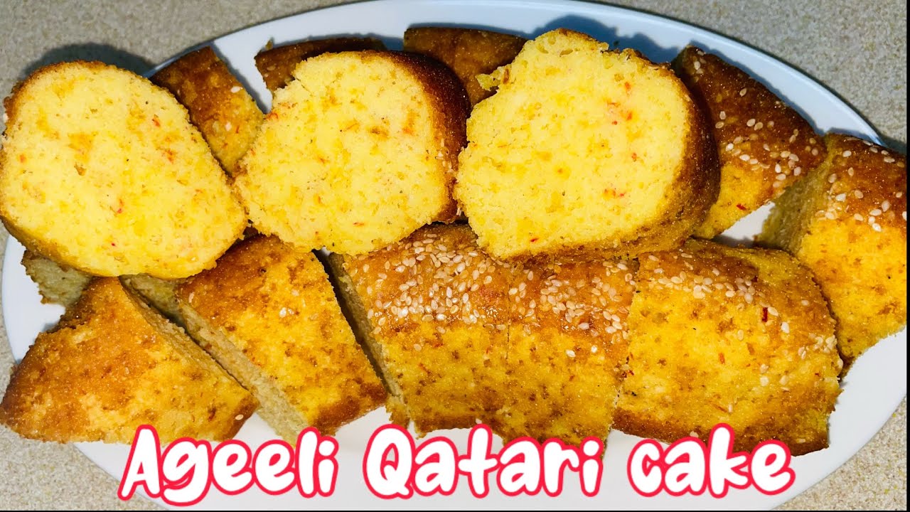 Ageeli Qatari cake - YouTube