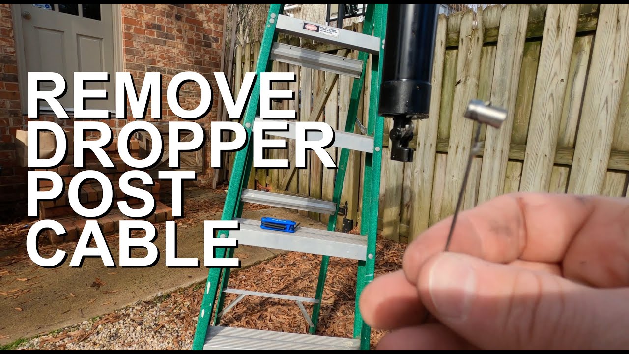 How To ⚙️ Remove dropper cable from dropper post - YouTube
