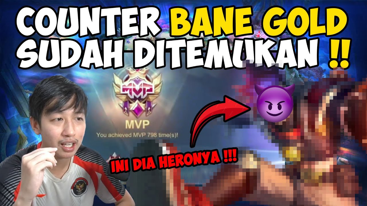 COUNTER BANE GOLD!! ,GA BAKAL BISA DI INSTANT KILL, COCOK BUAT YG BARU ...
