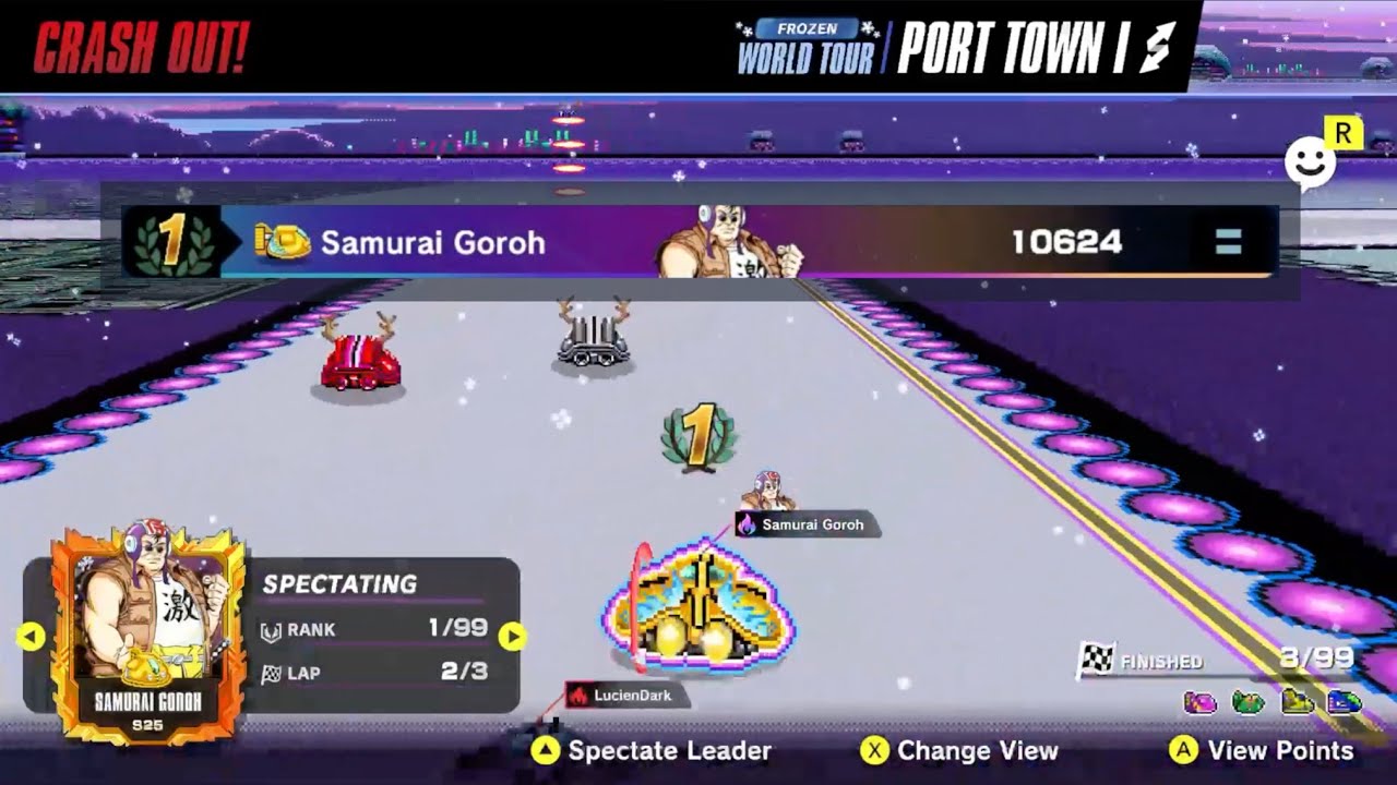 【F-ZERO 99】Samurai Goroh's Frozen World Tour • Fire Stingray • Frontrun ...