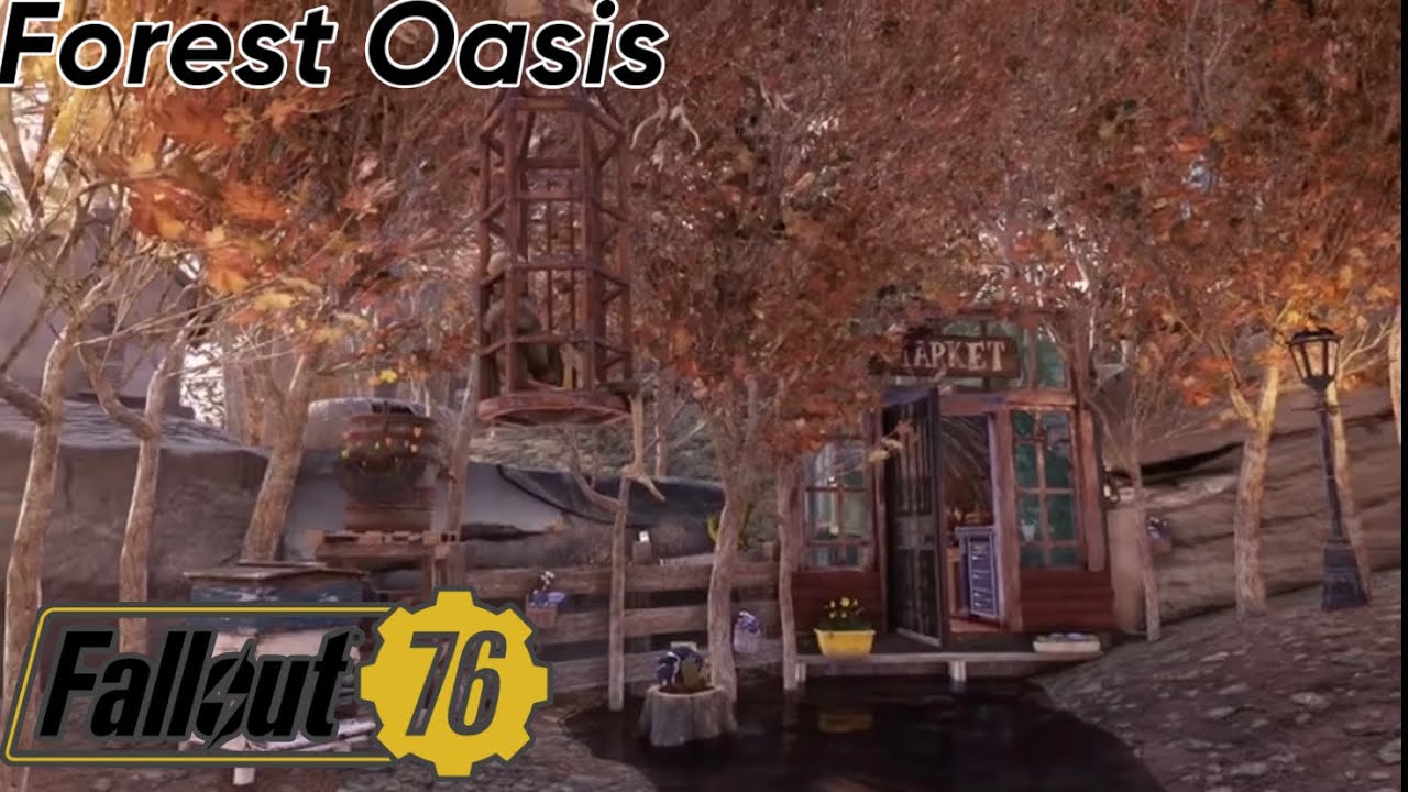 Fallout 76 | Forest Oasis | Camp Build - YouTube