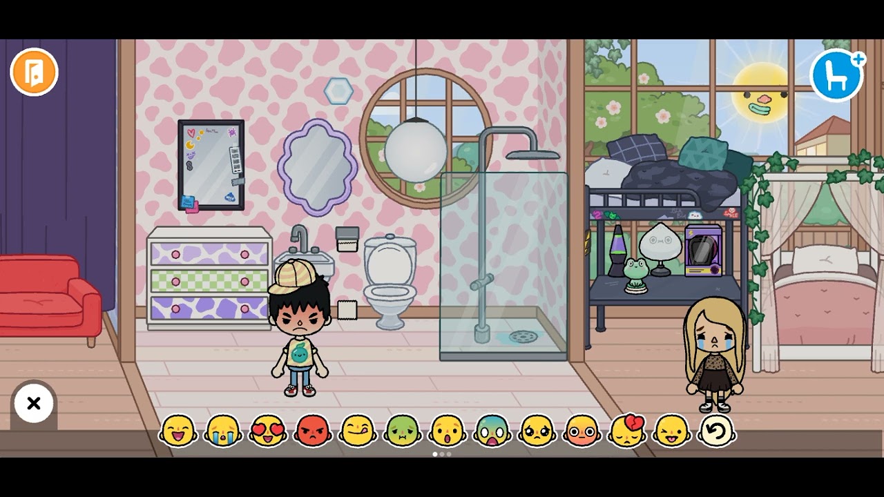 the toca boca story of the family get mad at their Daughter /franz ...