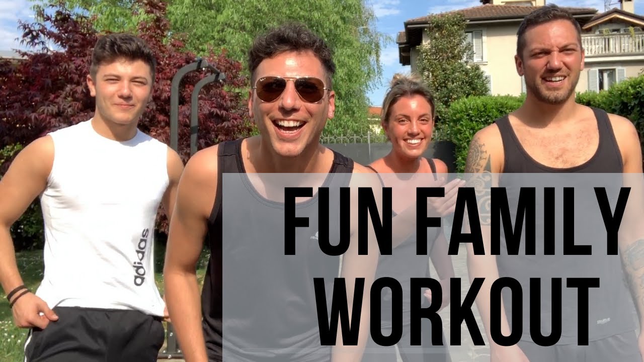 Funny Home Workout with Fabio's handsome brothers - YouTube