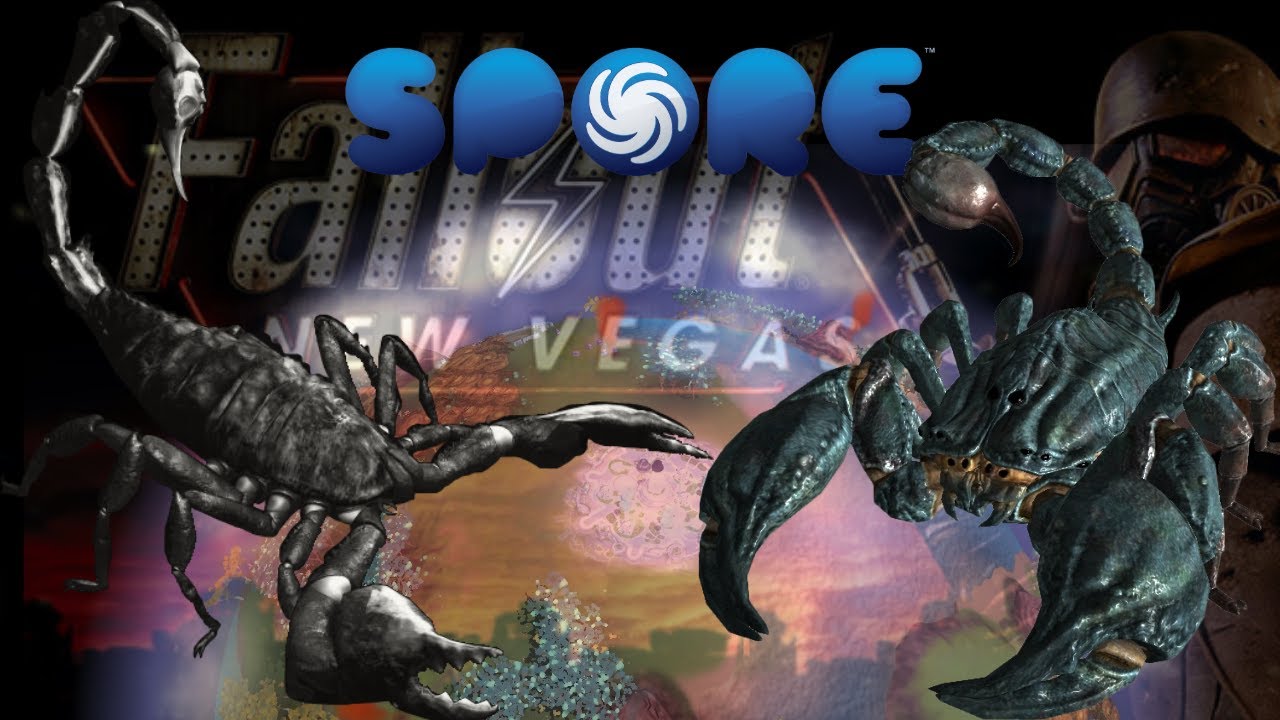 Beating Spore as a Fallout Radscorpion - YouTube